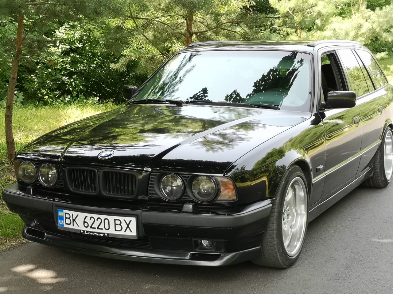 BMW E34 front lip MTechnic spoiler bumper Sedan Touring splitter ABS ...