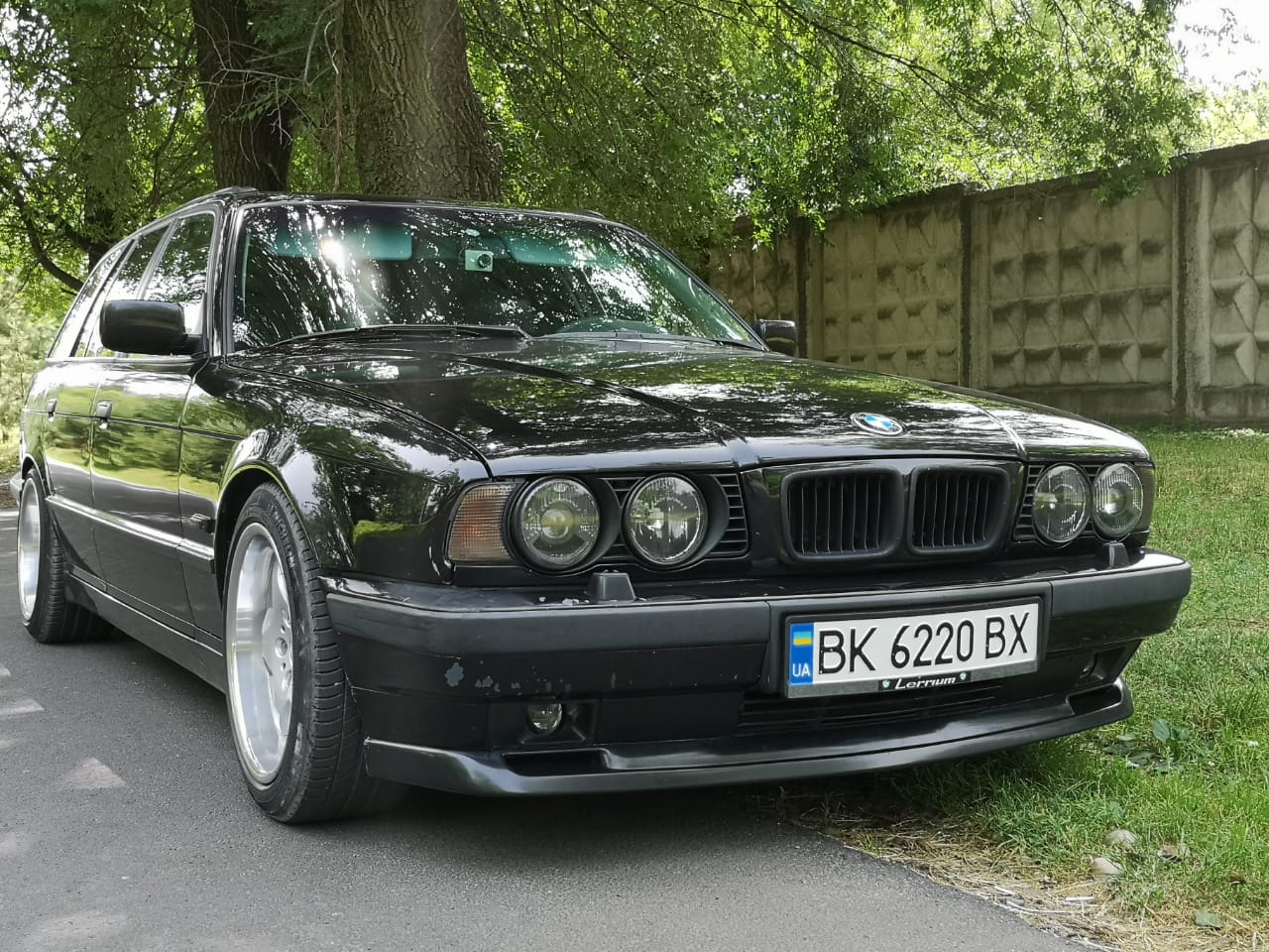 BMW E34 front lip MTechnic spoiler bumper Sedan Touring splitter ABS ...