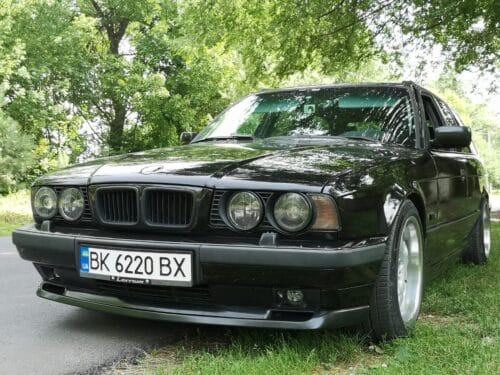 BMW E34 front lip MTechnic spoiler bumper Sedan Touring splitter ABS ...