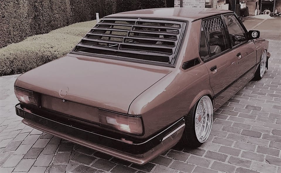 BMW E12 Rear Window Louver Visor Blinds abs-plastic | MY Classic Parts