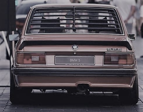 BMW E12 Rear Window Louver Visor Blinds abs-plastic | MY Classic Parts