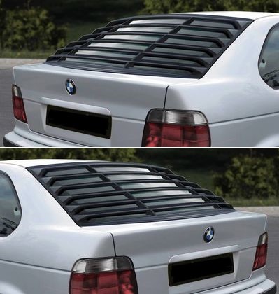 BMW E36 Compact Rear Window Louver Visor Blinds abs-plastic