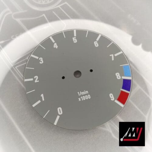 BMW E30 Gray RPM Cluster Face Inspired by the E46 M3 Cluster Design ...