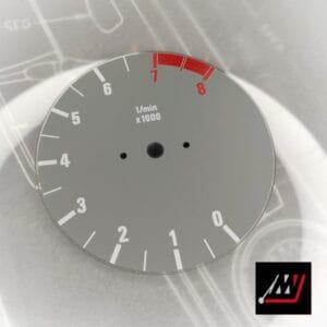 BMW E30 Gray RPM Cluster Face Inspired by the E46 M3 Cluster Design ...
