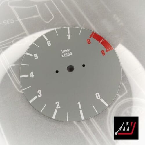 BMW E30 Gray RPM Cluster Face Inspired by the E46 M3 Cluster Design ...