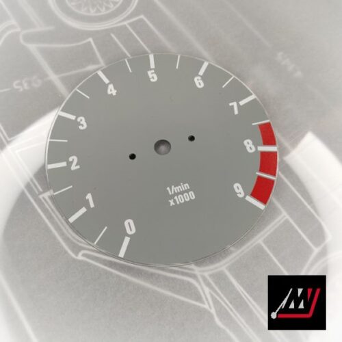 BMW E30 Gray RPM Cluster Face Inspired by the E46 M3 Cluster Design ...