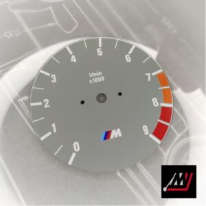 BMW E30 Gray RPM Cluster Face Inspired by the E46 M3 Cluster Design ...