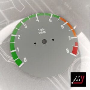 BMW E30 Gray RPM Cluster Face Inspired by the E46 M3 Cluster Design ...