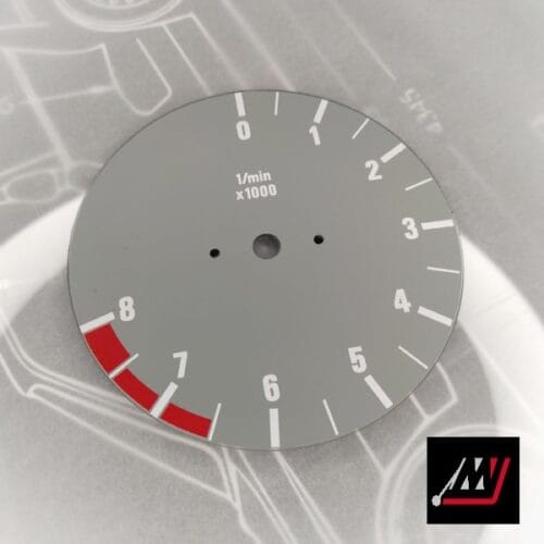 BMW E30 Gray RPM Cluster Face Inspired by the E46 M3 Cluster Design ...