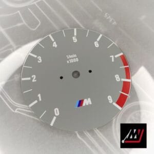 BMW E30 Gray RPM Cluster Face Inspired by the E46 M3 Cluster Design ...
