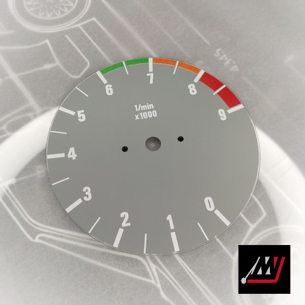 BMW E30 Gray RPM Cluster Face Inspired by the E46 M3 Cluster Design ...
