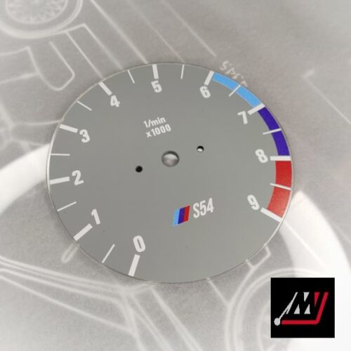 BMW E30 Gray RPM Cluster Face Inspired by the E46 M3 Cluster Design (E1 ...