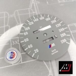 BMW E30 Gray Cluster Face Inspired by the E46 M3 Cluster Design (280Km ...