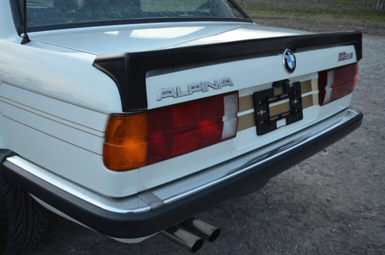 BMW E30 C1/C2/B6 Alpina Type 136 Rubber Rear Trunk Spoiler
