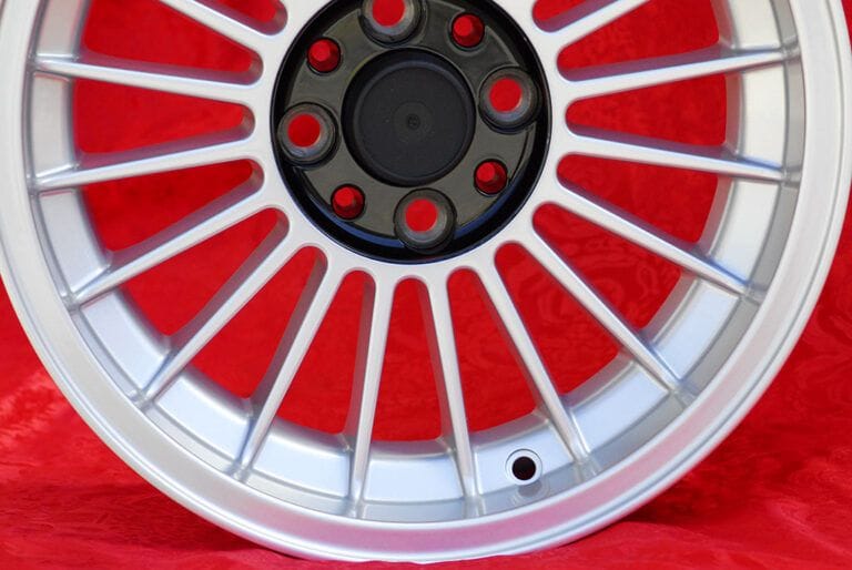 BMW Alpina Style 7x15 ET12 4x100 silver/black 1500-2000tii, 1502 ...