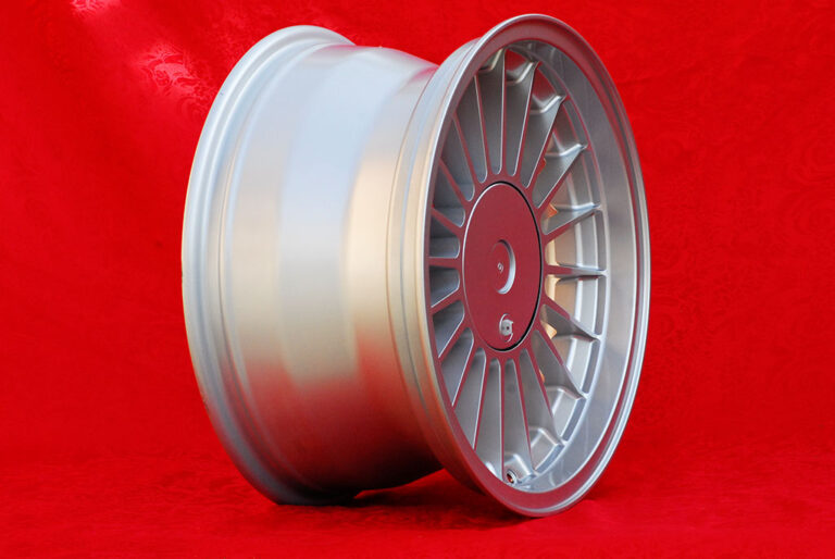 BMW Alpina 9x17 ET15 5x120 silver/black 5 E12, E28, E34, 6 E24, 7 E23 ...