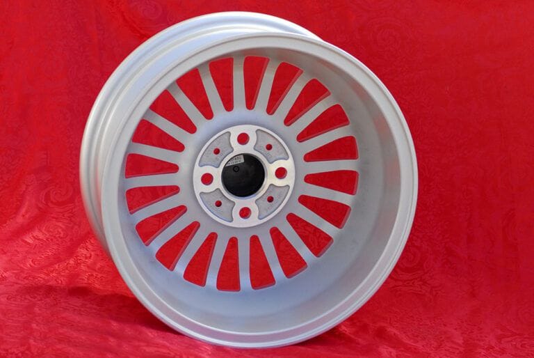 BMW Alpina Style 6x15 ET12 4x100 silver/black 1500-2000tii, 1502 ...