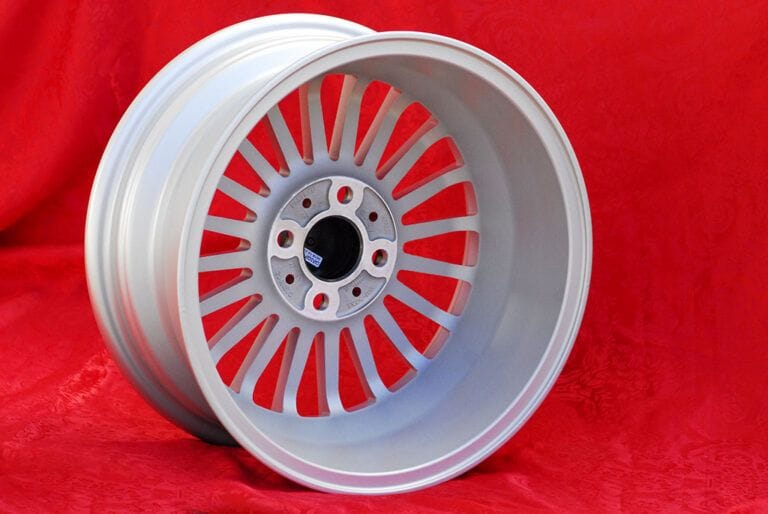 BMW Alpina Style 7x15 ET12 4x100 silver/black 1500-2000tii, 1502 ...