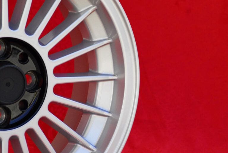 BMW Alpina Style 6x15 ET12 4x100 silver/black 1500-2000tii, 1502 ...