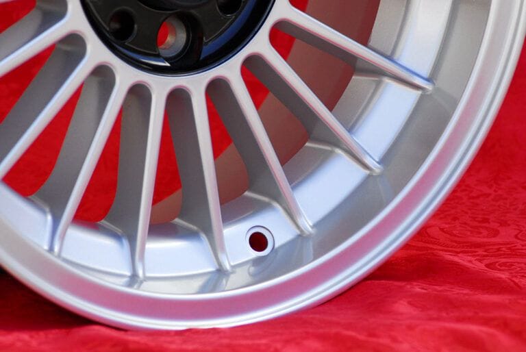 BMW Alpina Style 7x15 ET12 4x100 silver/black 1500-2000tii, 1502 ...