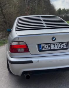 BMW E39 Rear Window Louver Visor Blinds abs-plastic