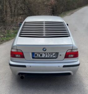 BMW E39 Rear Window Louver Visor Blinds abs-plastic