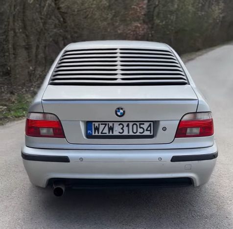 BMW E39 Rear Window Louver Visor Blinds abs-plastic