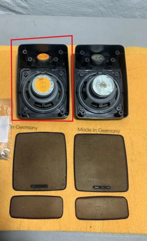 BMW E23 E28 E30 Premium Sound Rear HiFi Deck Speaker Housing Black ...