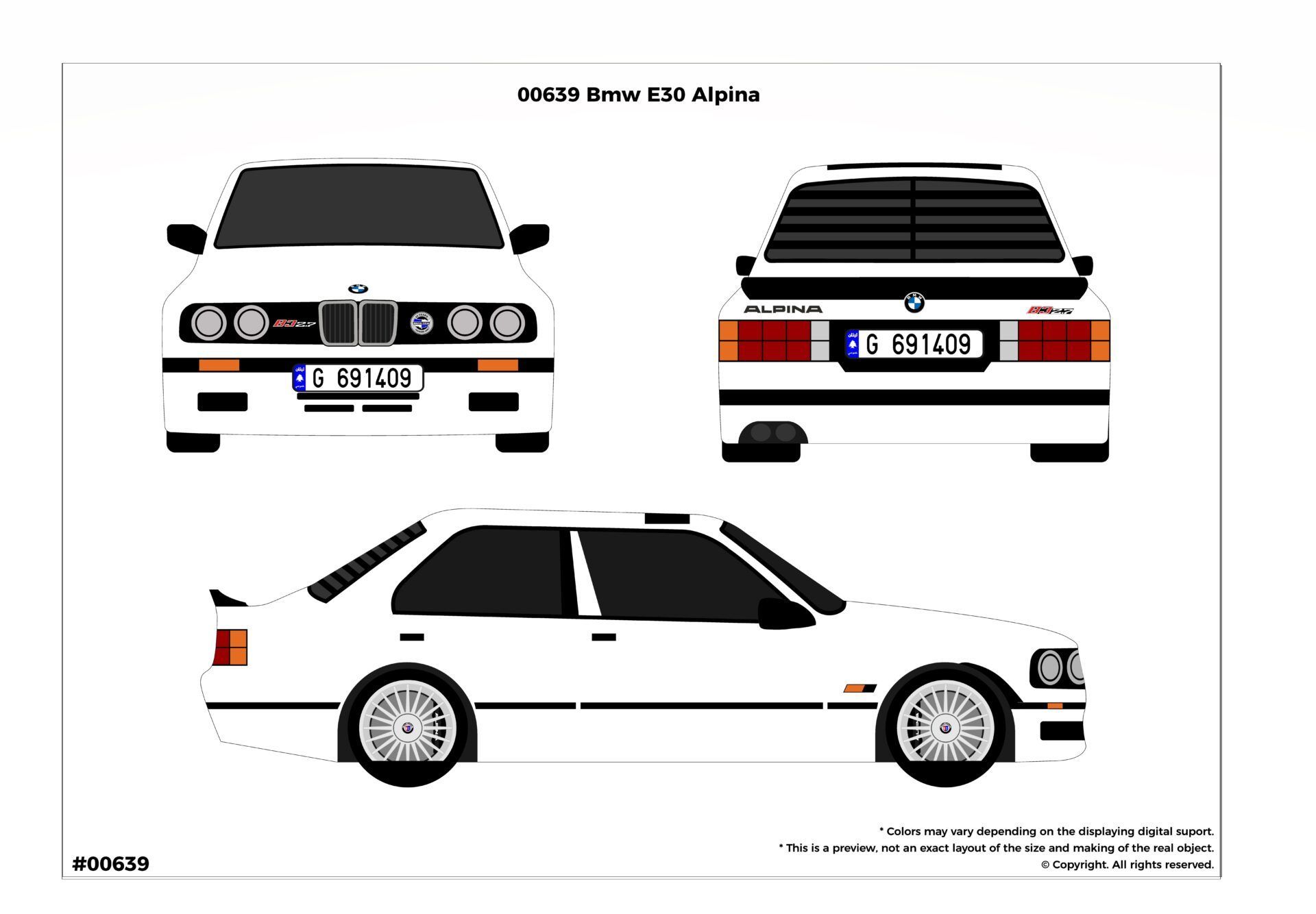 BMW E30 Custom Car Covers Indoor/Outdoor